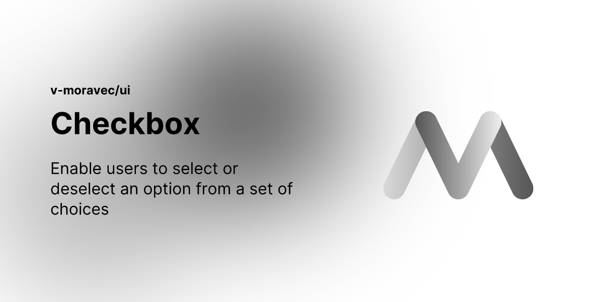 Checkbox | v-moravec/ui
